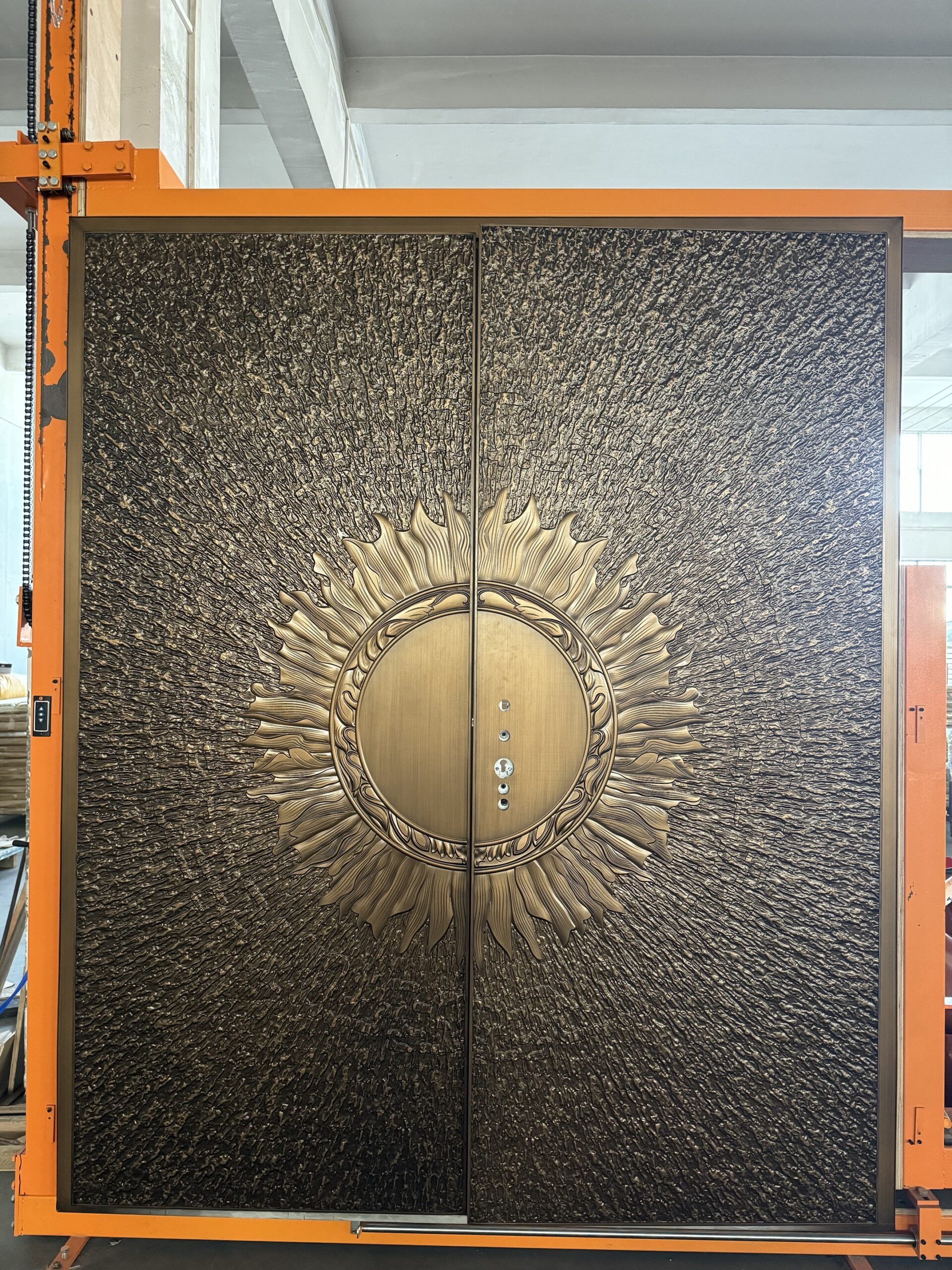 Latest modern design anti corrosion front entry doors exterior aluminum ...